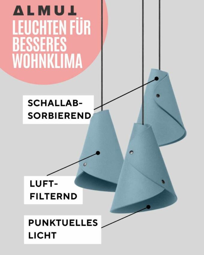 Minimalismus trifft Merino - handgemachte Designleuchten von ALMUT ...